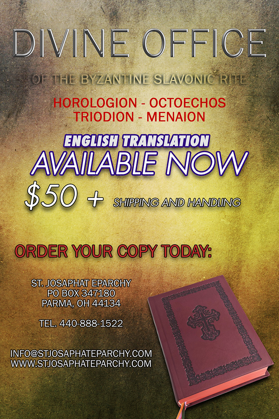 Divine Office Prayer Book In Stock St Josaphat Eparchy Divine Office Prayer Book In Stock St Josaphat Eparchy